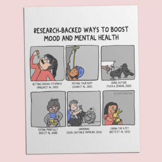 6 Illustrated Ways to Boost Mood and Mental Health - LindsayBraman.com