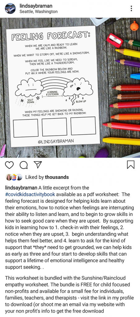 Feeling Forecast: Emotional Regulation Teaching Worksheets