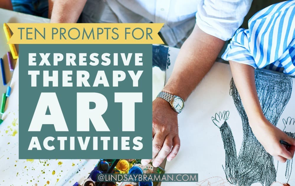 10 Unique Art Prompts for Casual & Therapy Art Groups - LindsayBraman.com