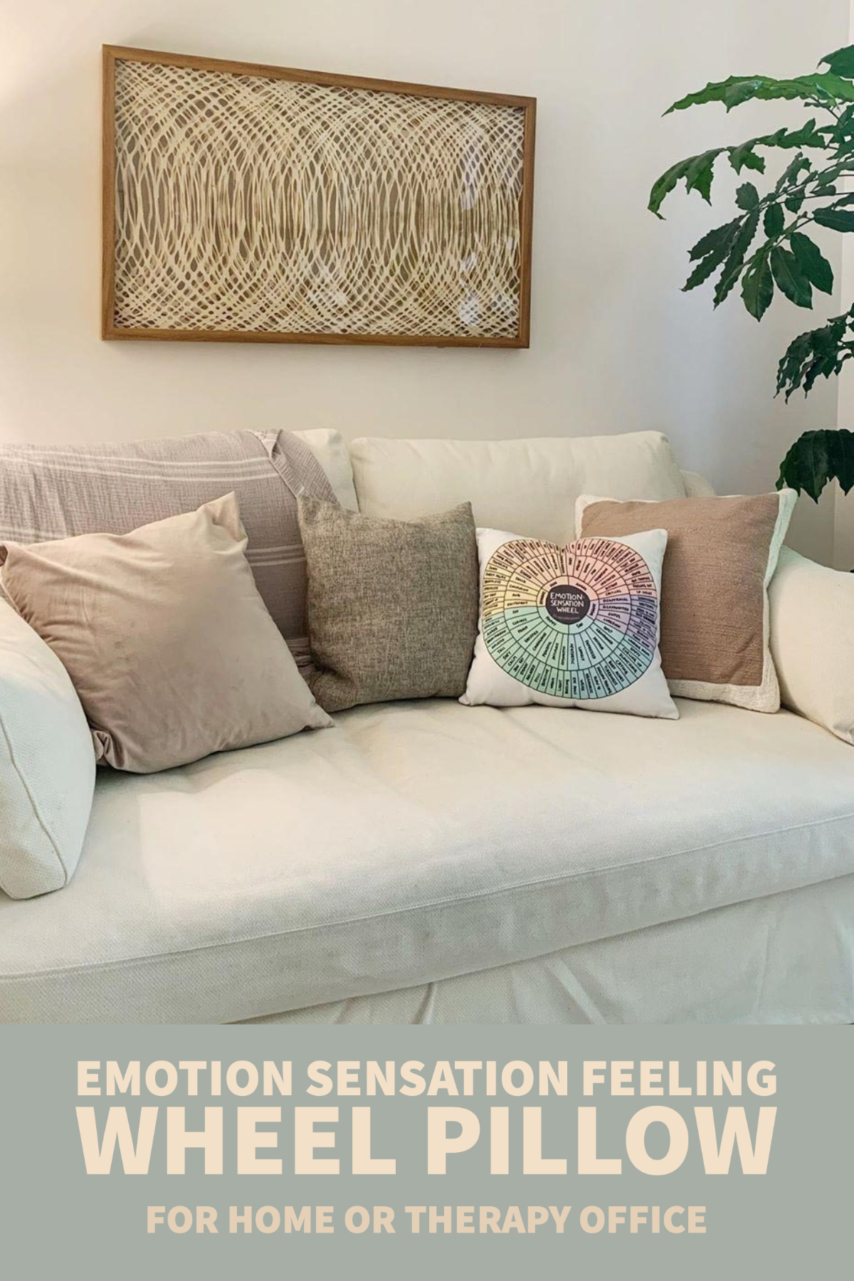 Buy from the Artist: Emotion Sensation Wheel Pillow for Home or Therapy ...