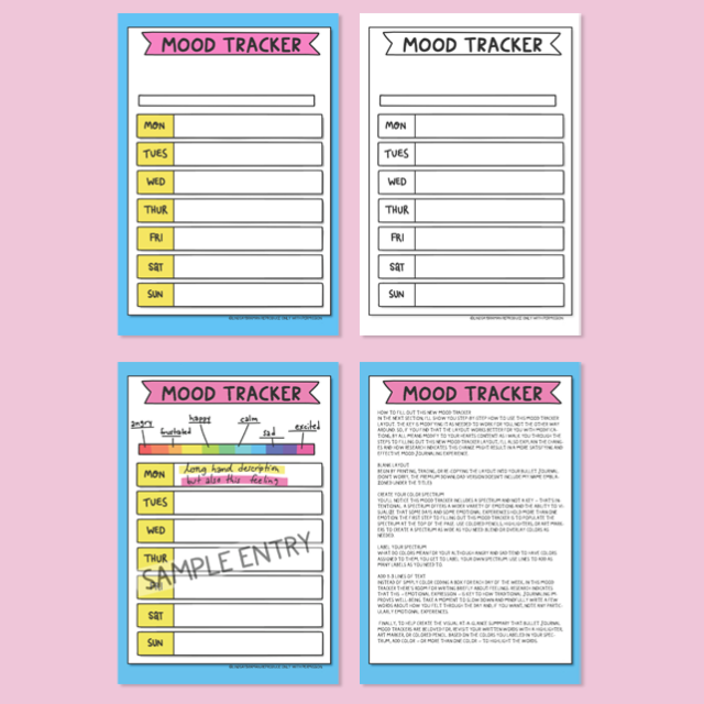 Bullet Journal Mood Tracker: A Mental Health Therapist's Take ...