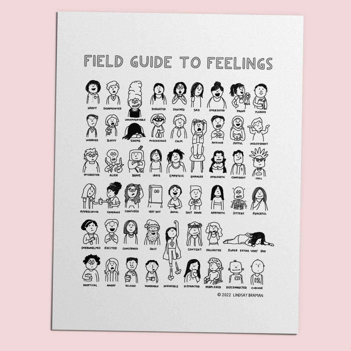 Caution: Art May Cause You to Feel Emotion Chart for Art Educators ...