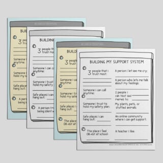 Social Support Building Worksheet Printable - LindsayBraman.com