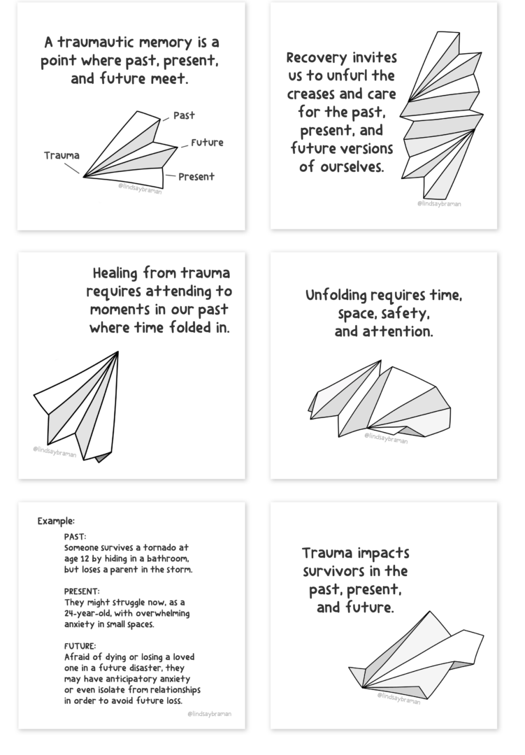 Trauma Origami: How Trauma Impacts Our Sense of Time - LindsayBraman.com