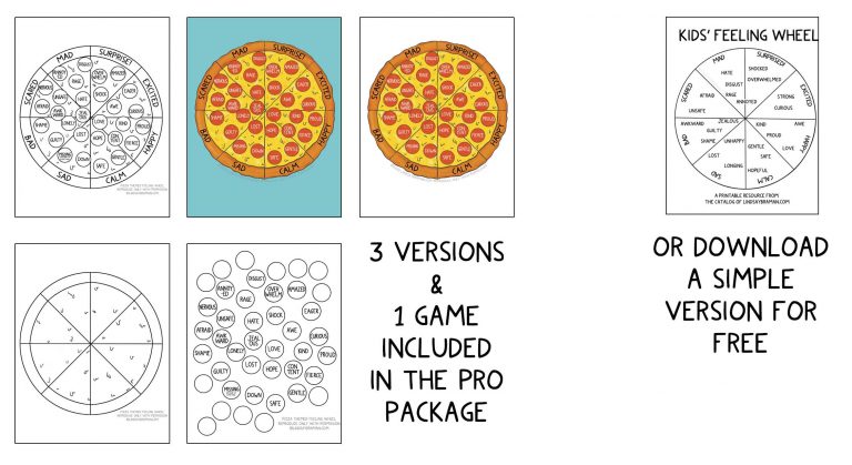 Free Printable Emotion Wheel For Kids | PDF Feelings Wheel Download ...